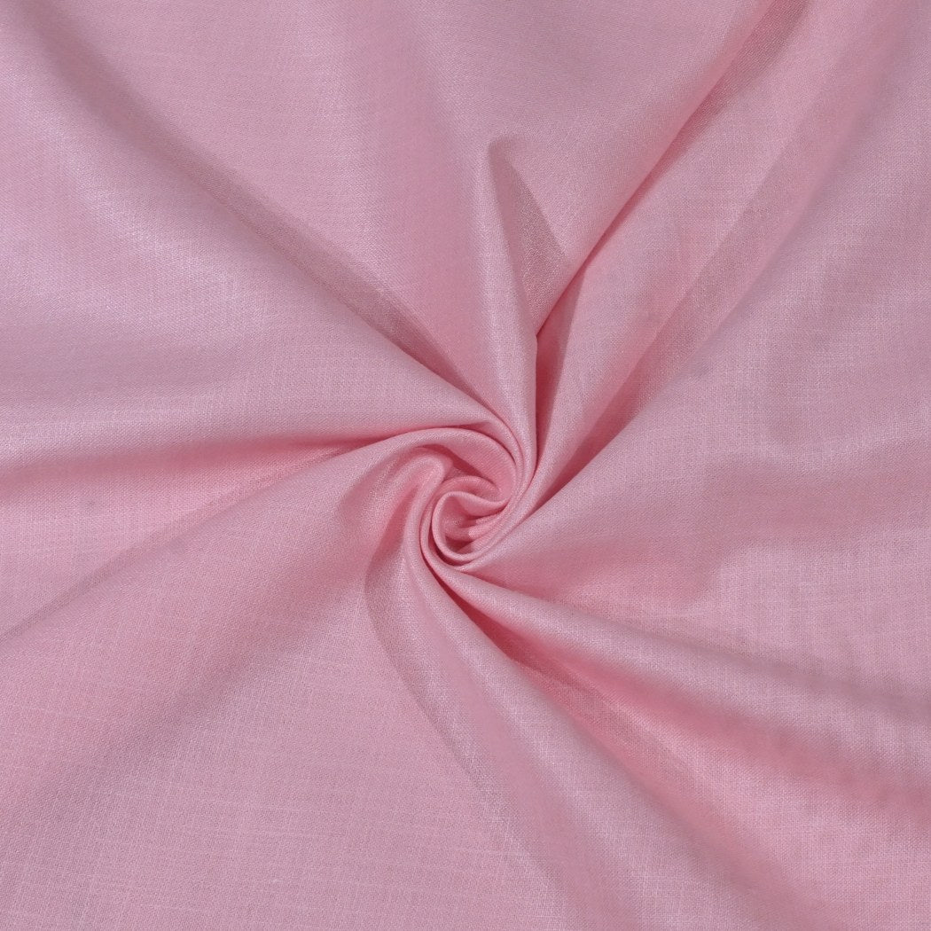 Baby Pink Color Matka Cotton Fabrics – Ramji Sons
